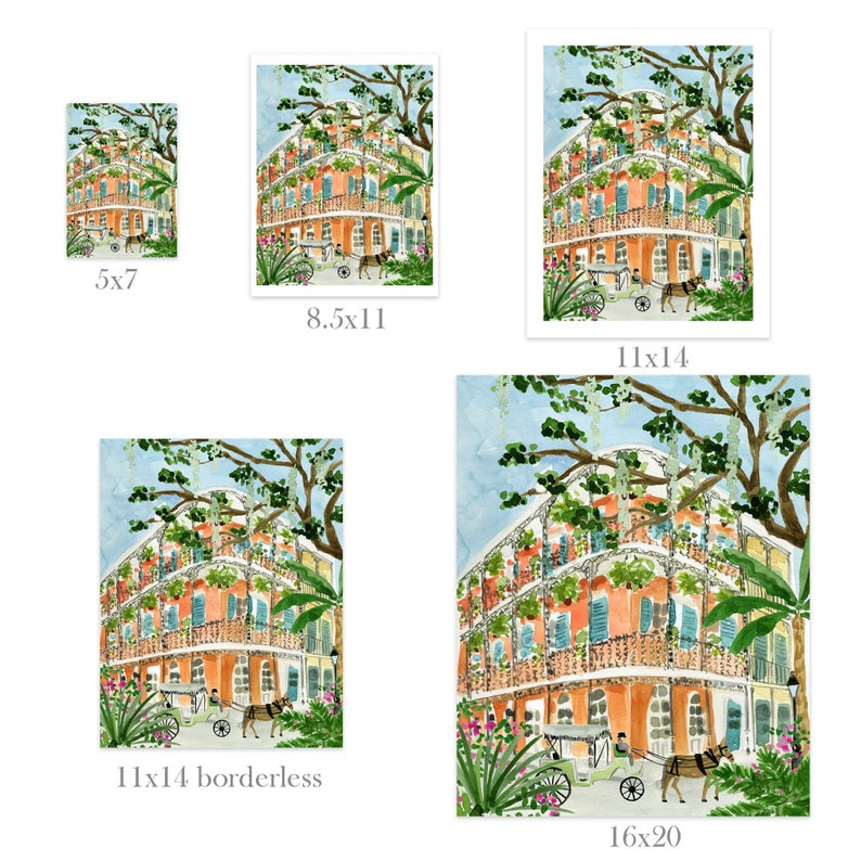 New Orleans Art Print New Orleans Wall Decor NOLA Art - Etsy
