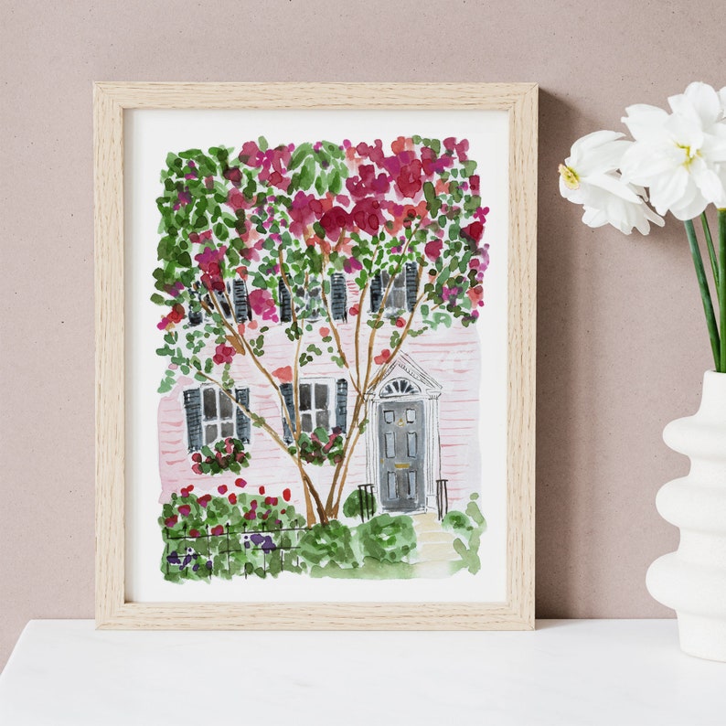 Charleston Art Print Painting South Carolina Wall Decor SC - Etsy