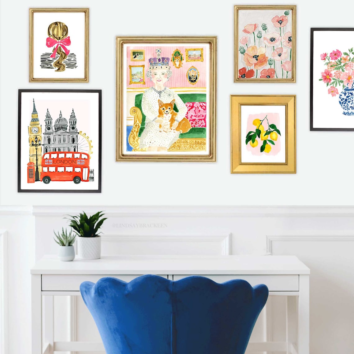 Queen Elizabeth II Print, Queen Elizabeth Art, Queen Elizabeth Print ...