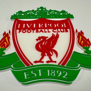 Liverpool | Custom 3D Printed Wall Decor - Etsy