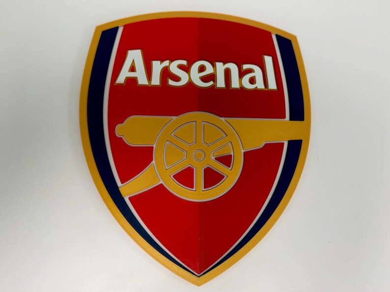 Arsenal | Custom 3D Printed Wall Decor - Etsy