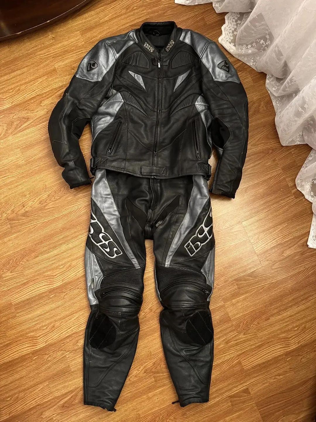 Vintage IXS Moto Racing Genuine Leather Motorcycle Suit - Etsy