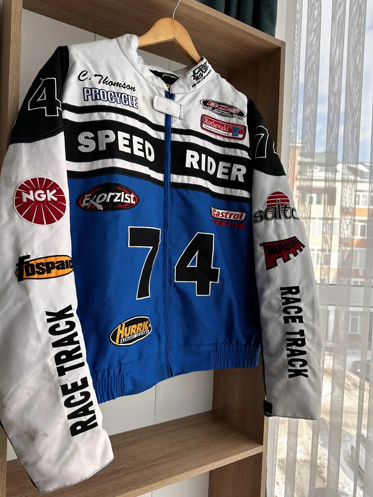 Vintage Speed Rider Rally Castrol Moto Racing Jacket - Etsy