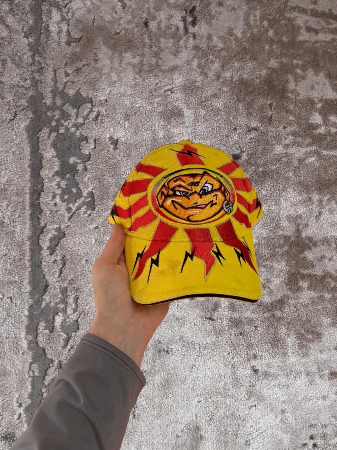Vintage Daring Rossi Valentino 46 Official Precisport Sun/moon Cap - Etsy