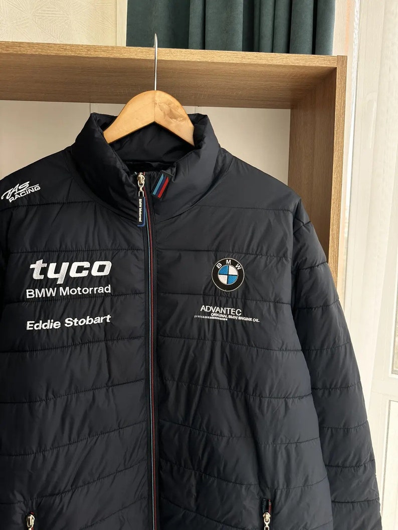 Vintage BMW Tyco Motorrad Stobart Micropuffer Racing Jacket - Etsy