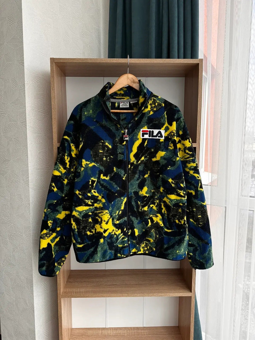 Vintage Fila Japanese Streetstyle Warm Fleece Jacket - Etsy