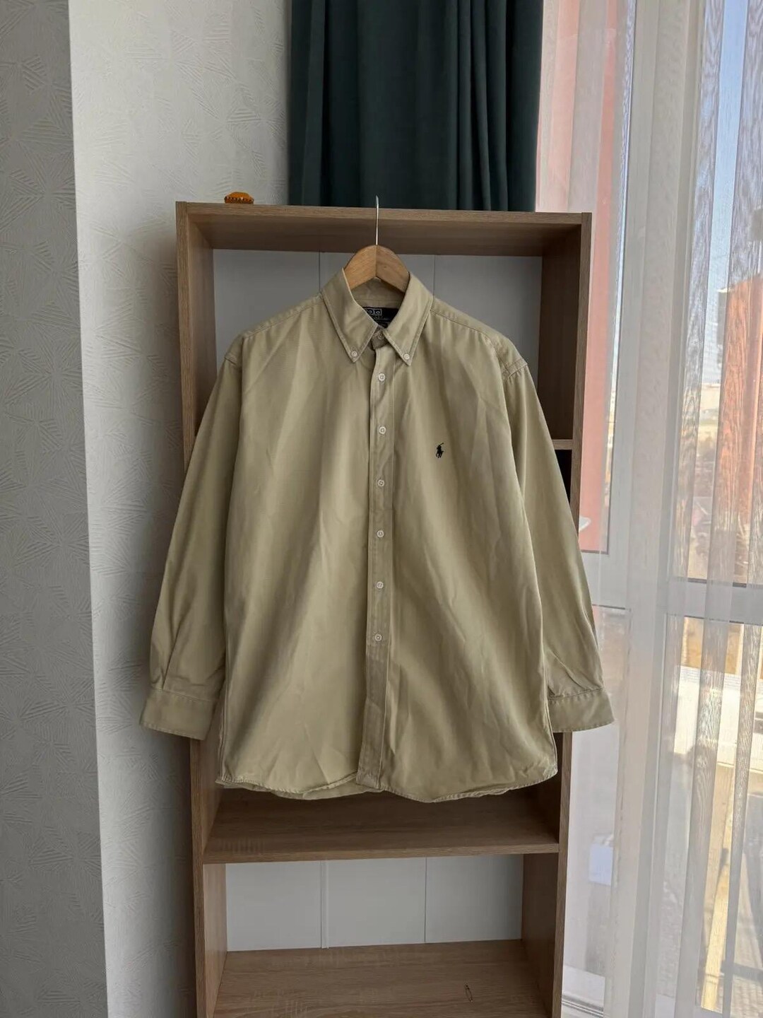 Vintage Polo Ralph Lauren Blaire Beige Heavyweight Shirt - Etsy
