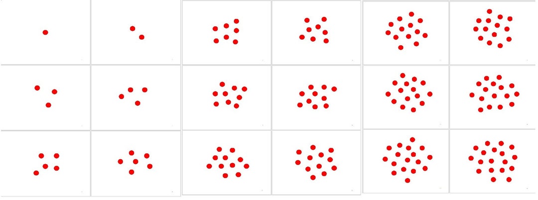 Math Dot Cards, Glenn Doman Math Cards, Shichida Maths, Heguru Maths ...