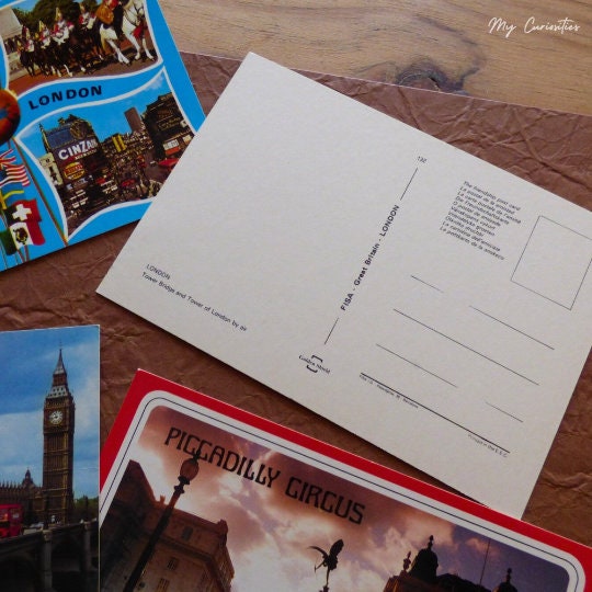 80s - 90s, Vintage London Postcards - Etsy