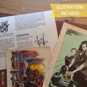 Ephemera Bundle for Junk Journal, Scrapbook. 60 Pages From the 1840's ...