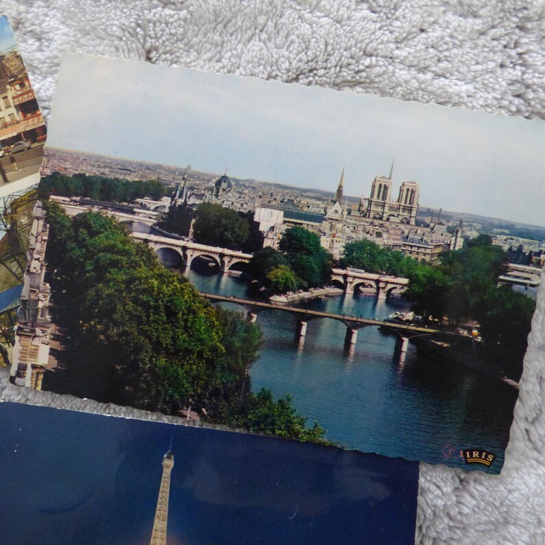 1970's Vintage Paris Postcards - Etsy
