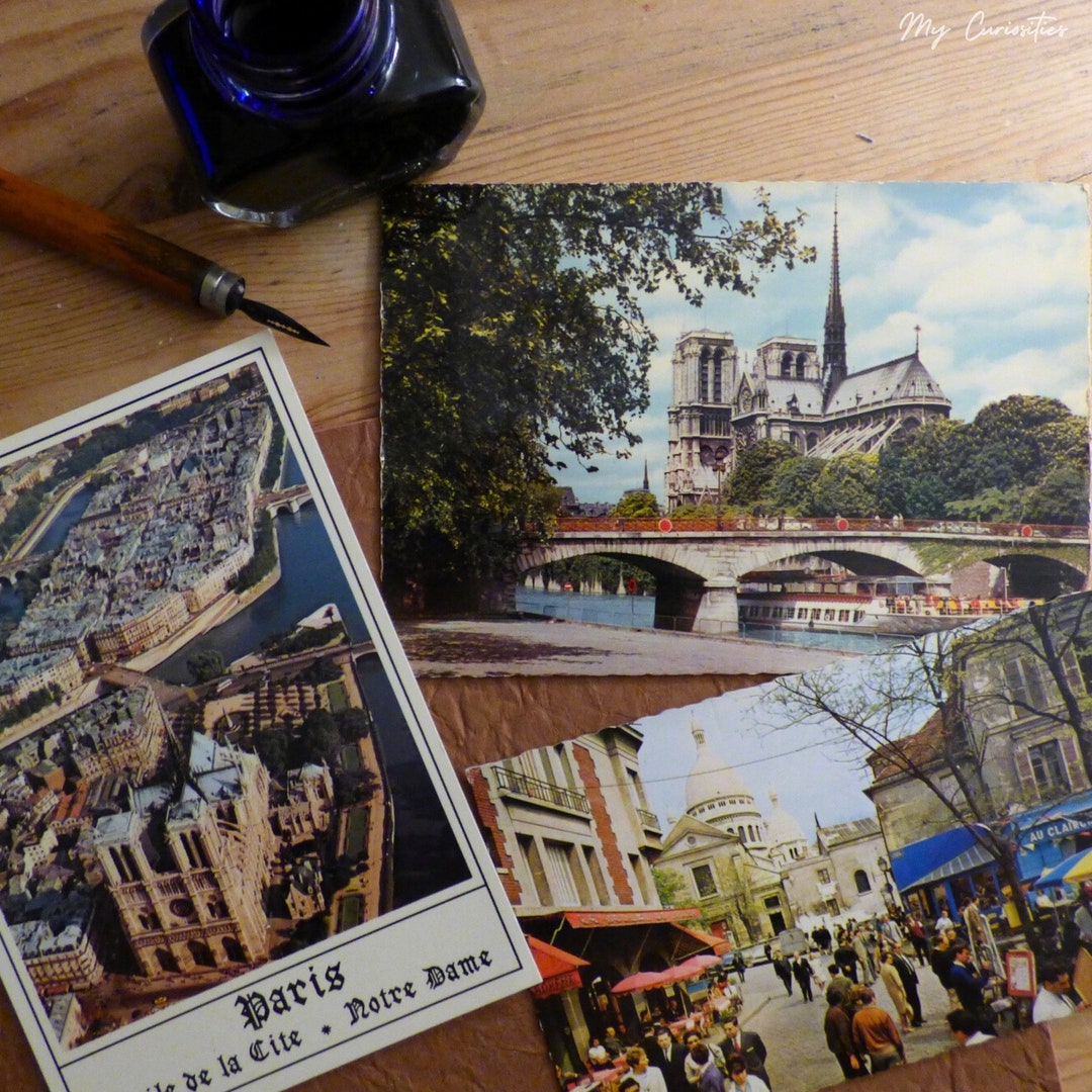 60s 70s Vintage Paris Postcards - Etsy