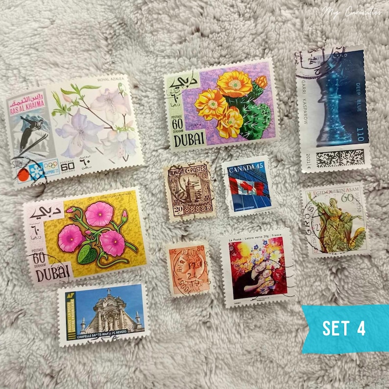 Vintage World Stamp Bundles - 1960's to Present Day - Etsy