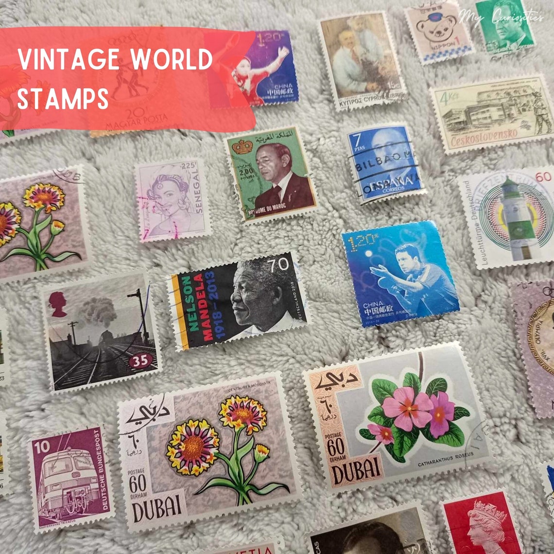 Vintage World Stamp Bundles - 1960's to Present Day - Etsy
