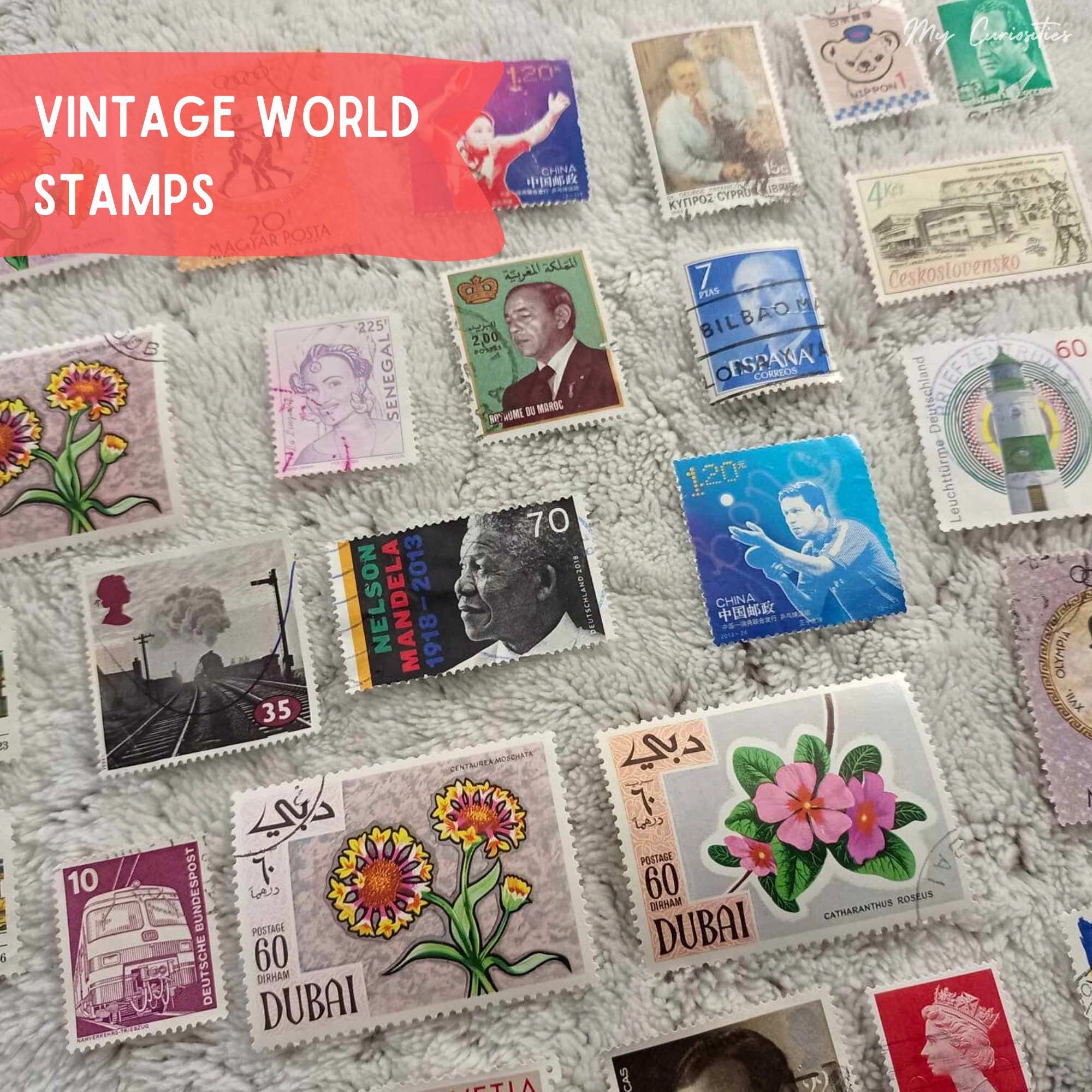Vintage World Stamp Bundles - 1960's to Present Day - Etsy