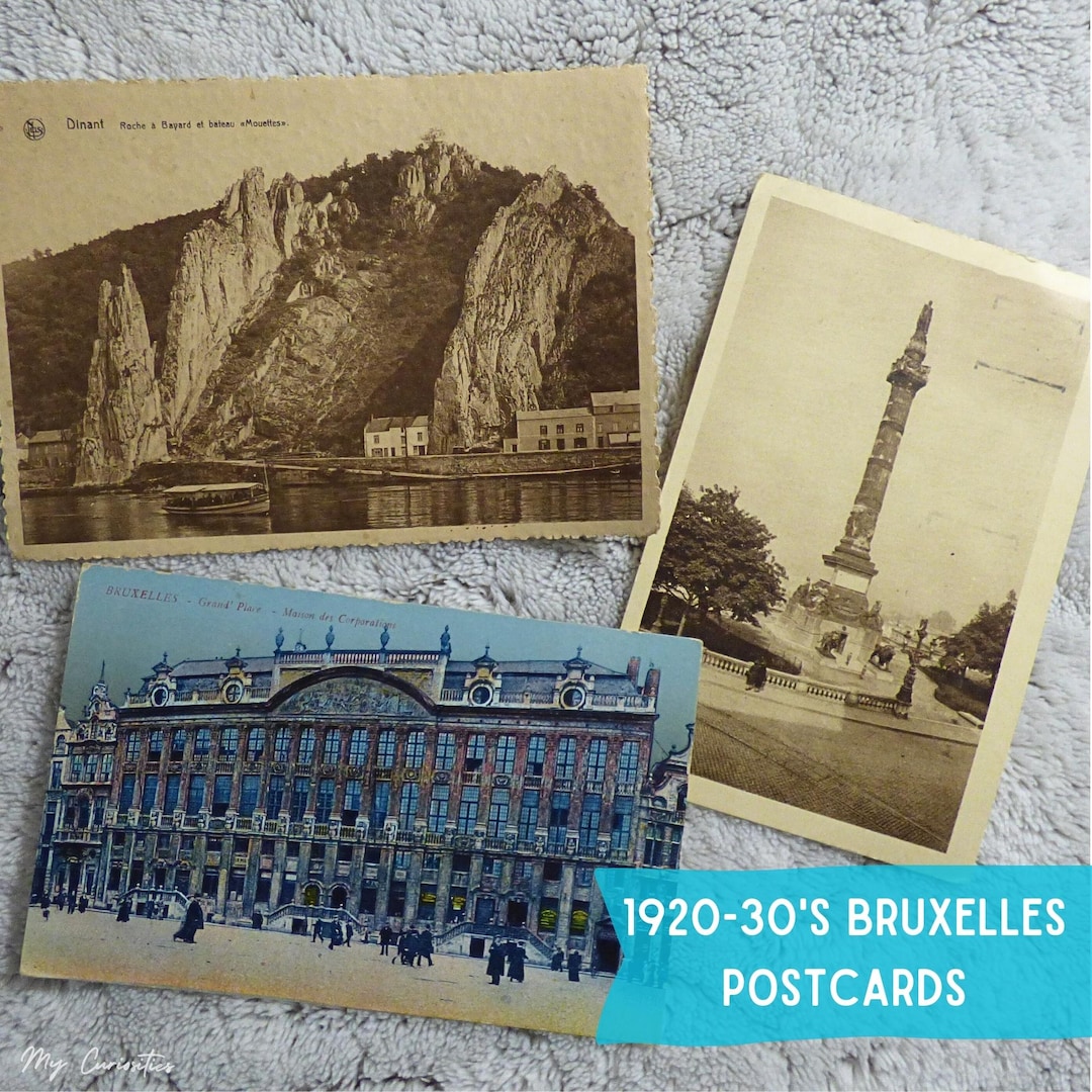1920-30s Belgium Postcards - Etsy