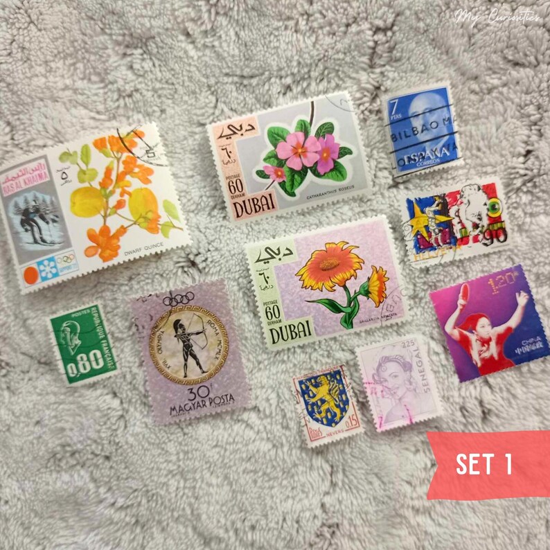 Vintage World Stamp Bundles - 1960's to Present Day - Etsy