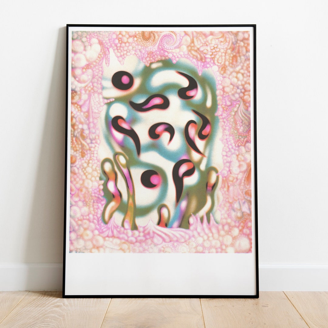 Huesos Negros Illustration, Risography / Risoprint 30 X 40 Cm Four ...