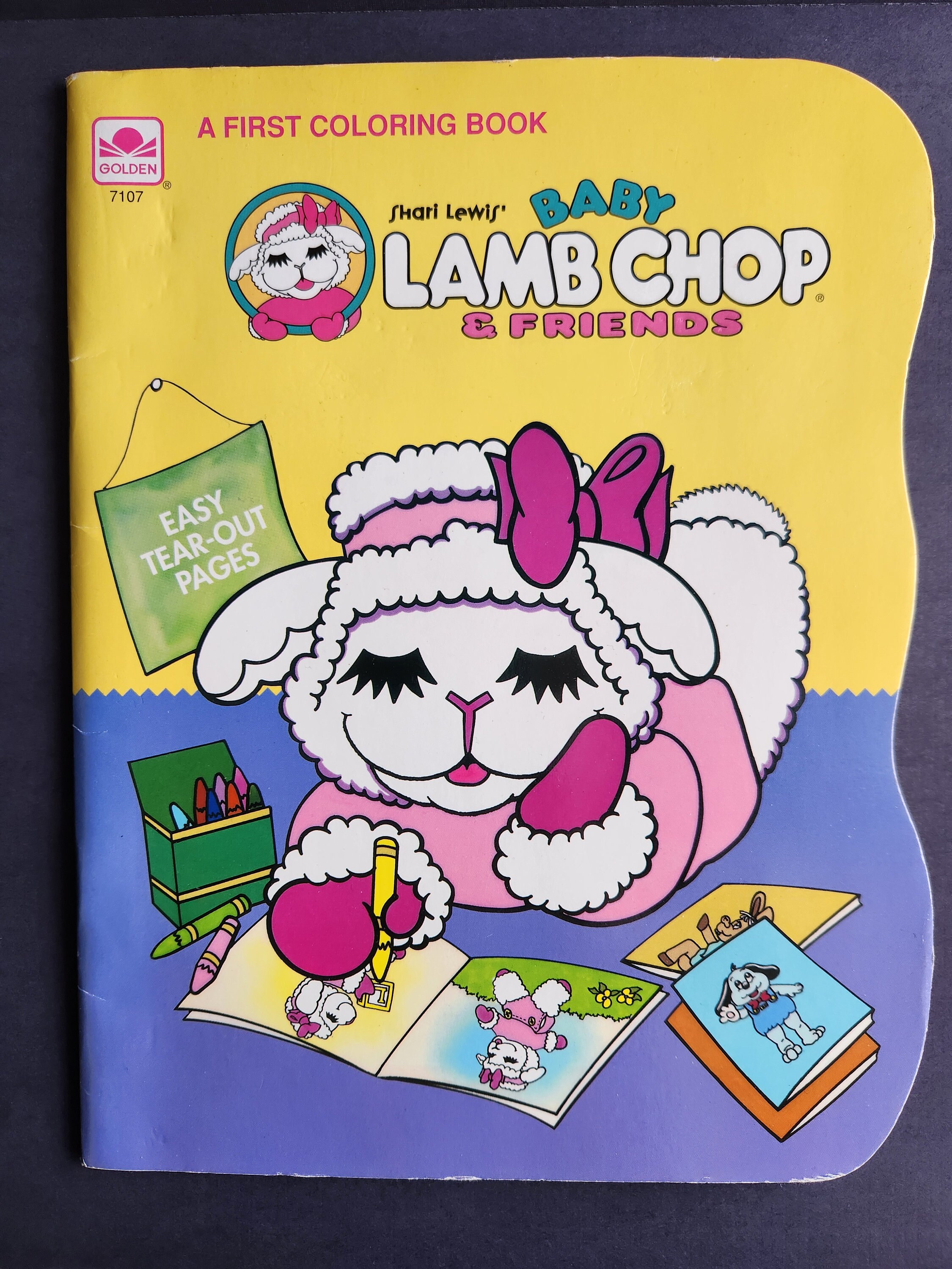 Baby Lamb Chop & Friends Coloring Book / Golden Books / 1990s /unused ...