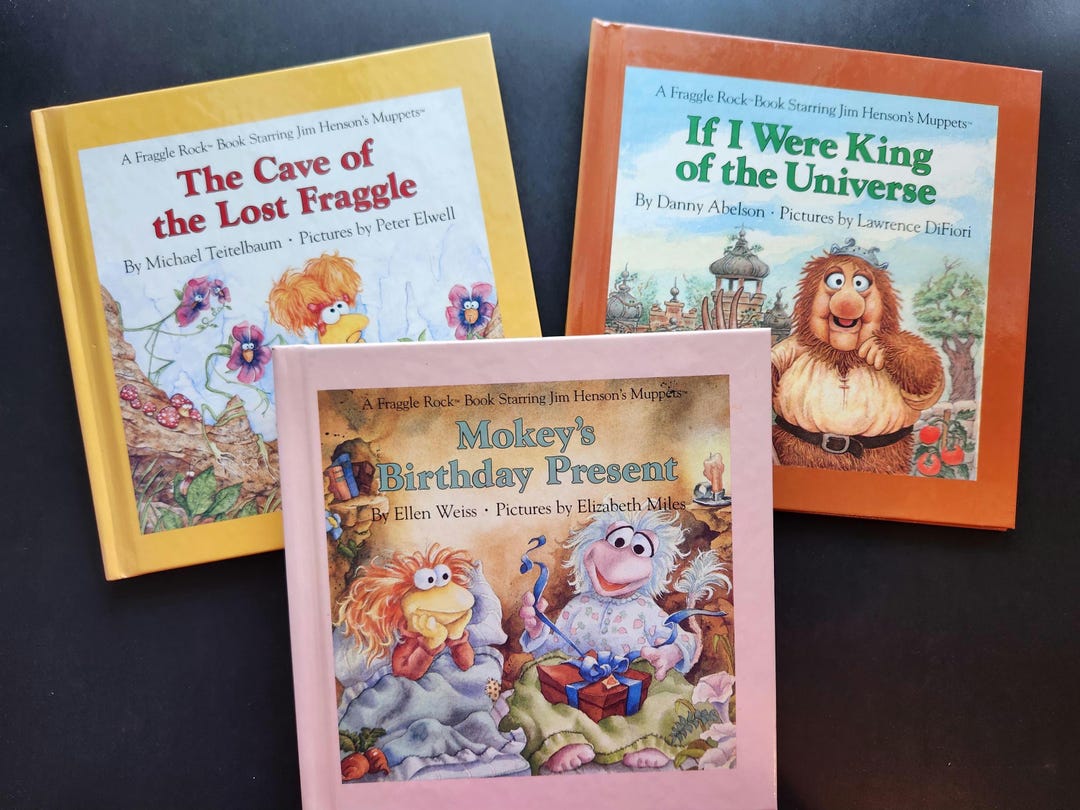 Fraggle Rock Books / 1980s / Nostalgia/ Jim Henson - Etsy