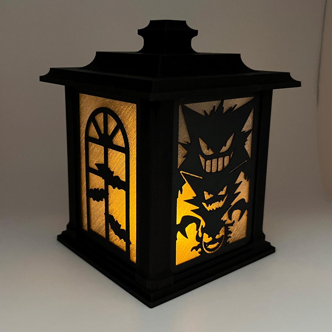 Haunted Lantern Nightlight - 3D Printed Ghostly Glow With Haunter ...