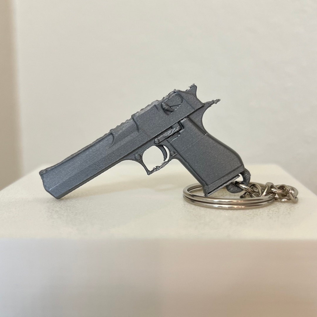 Mini Desert Eagle Keychain - Etsy UK