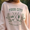 Custom Golf Club Sweatshirt, Personalized Unisex Golf Sweater, Your ...