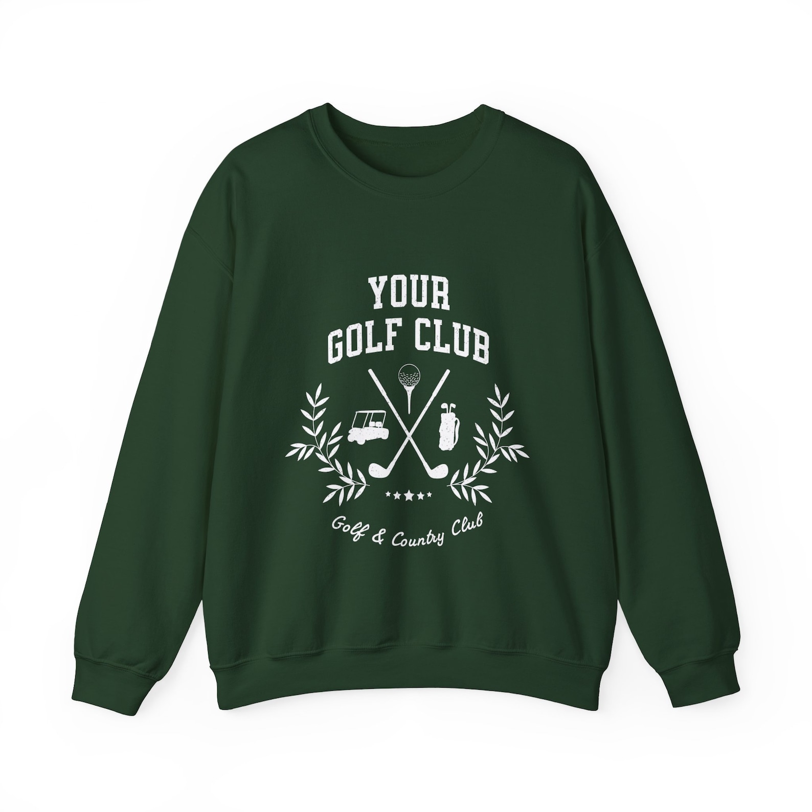 Custom Golf Club Sweatshirt, Personalized Unisex Golf Sweater, Your ...