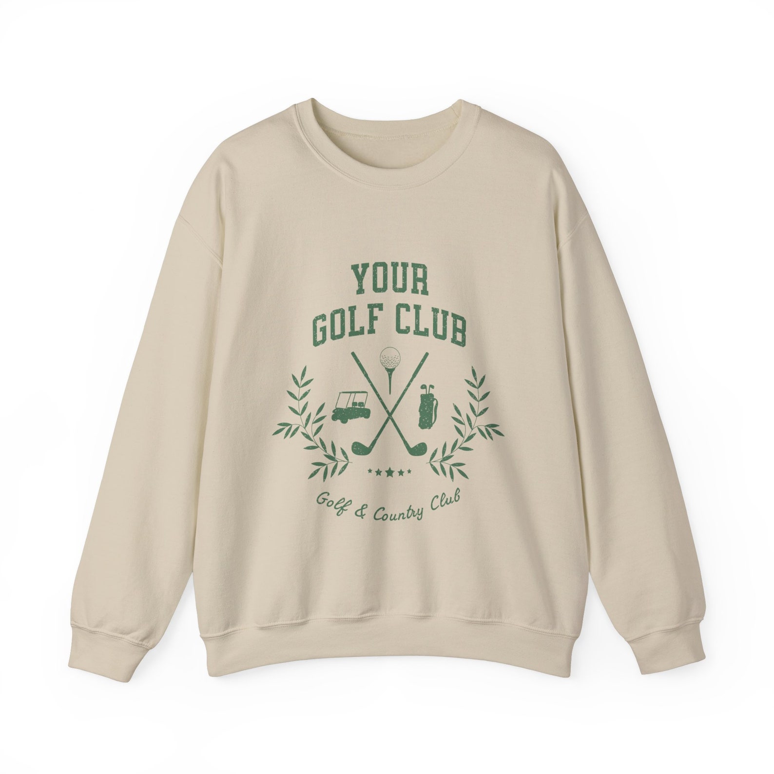 Custom Golf Club Sweatshirt, Personalized Unisex Golf Sweater, Your ...