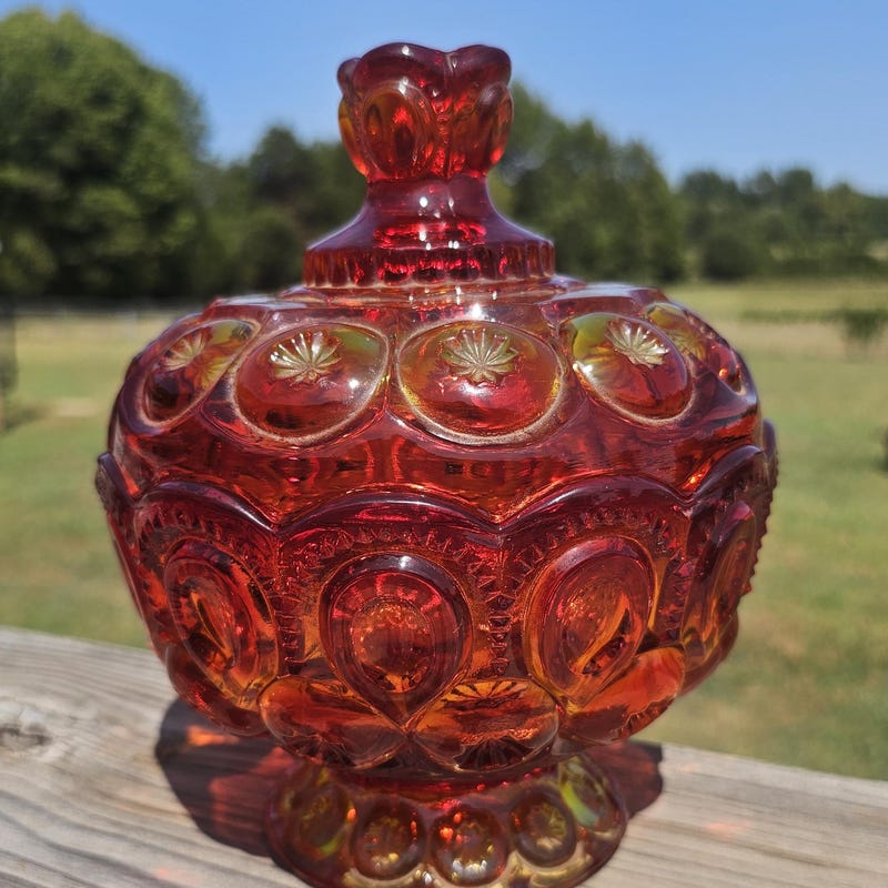 Amberina Glass - Etsy