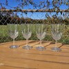 Miller Rogaska Infinity Crystal Wine Glasses or Goblets With Platinum ...