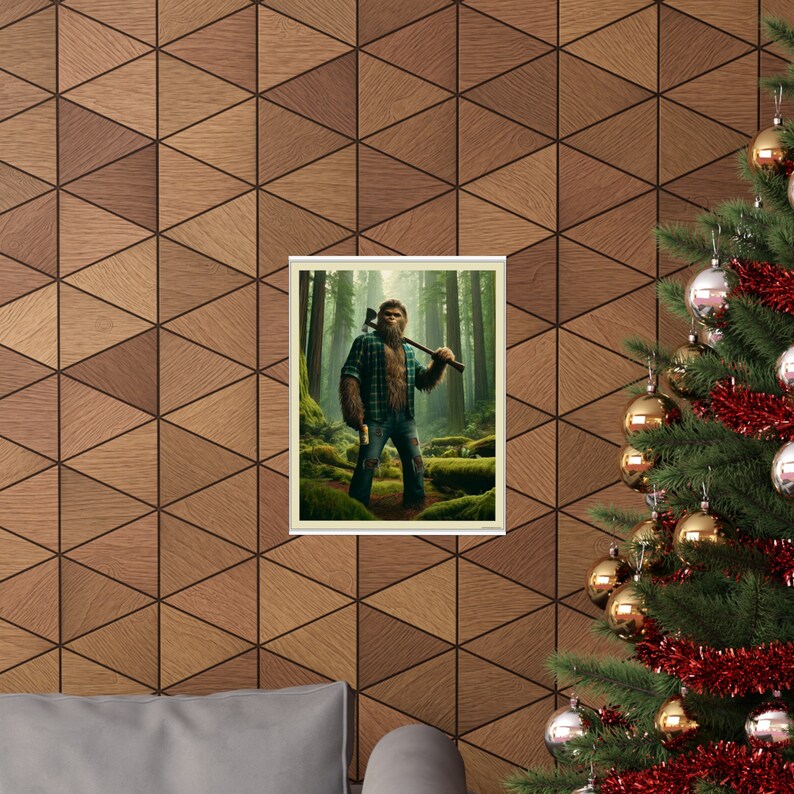Matte Sasquatch Poster - Etsy