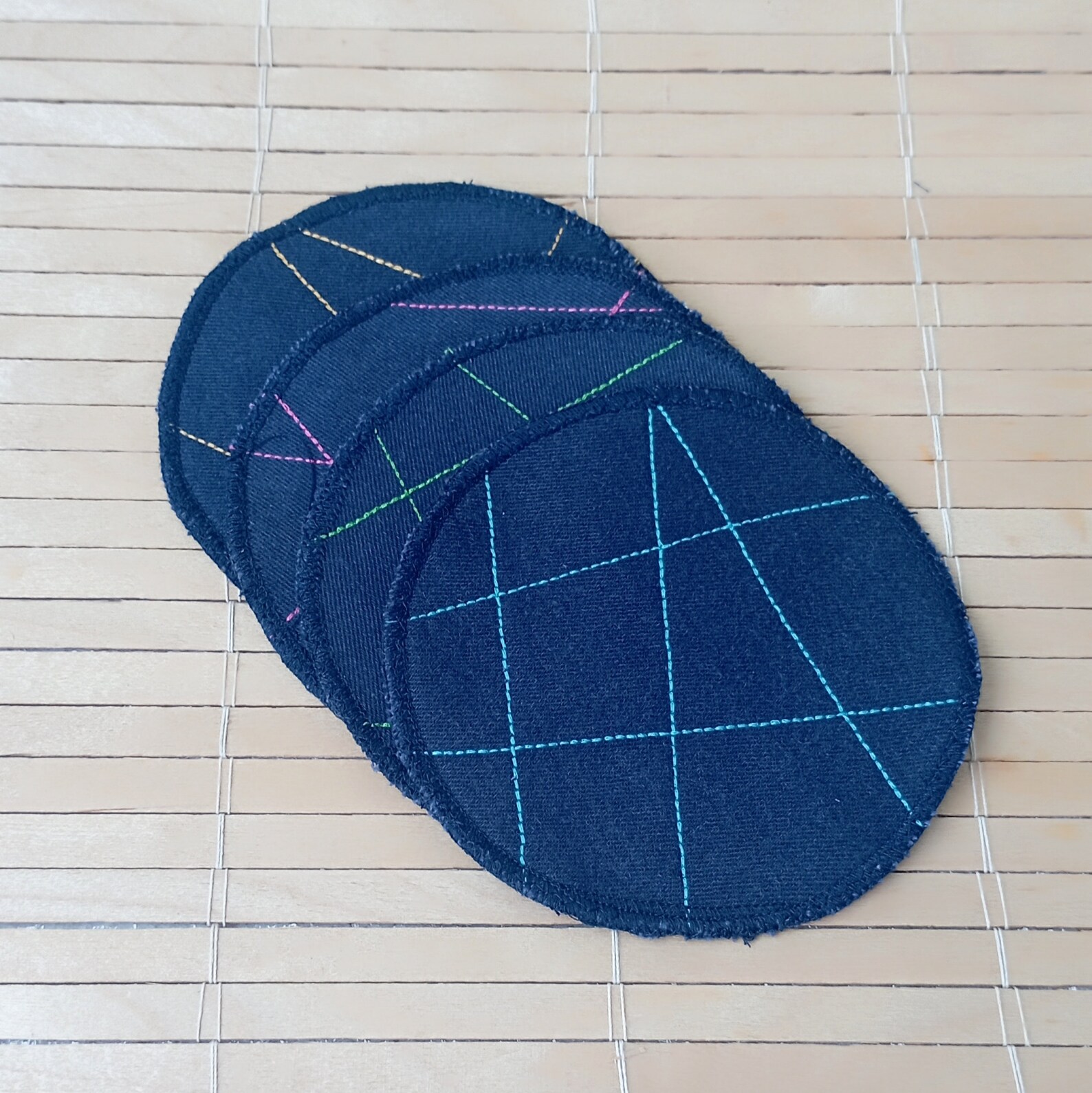 Denim Coasters Set, Reusable Denim Decor, Eco Friendly - Etsy