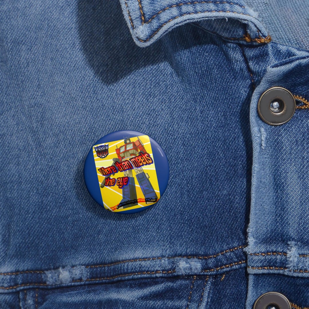 Transformers Optimus Prime Pin Button - Etsy