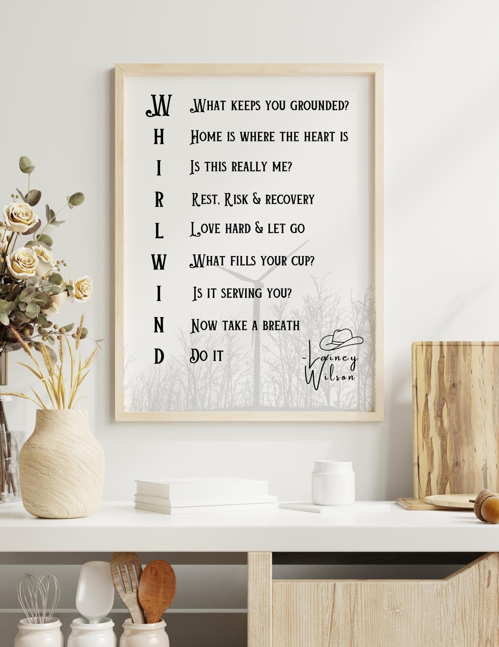 Whirlwind Lainey Wilson Printable Quote Wall Art Digital Download - Etsy