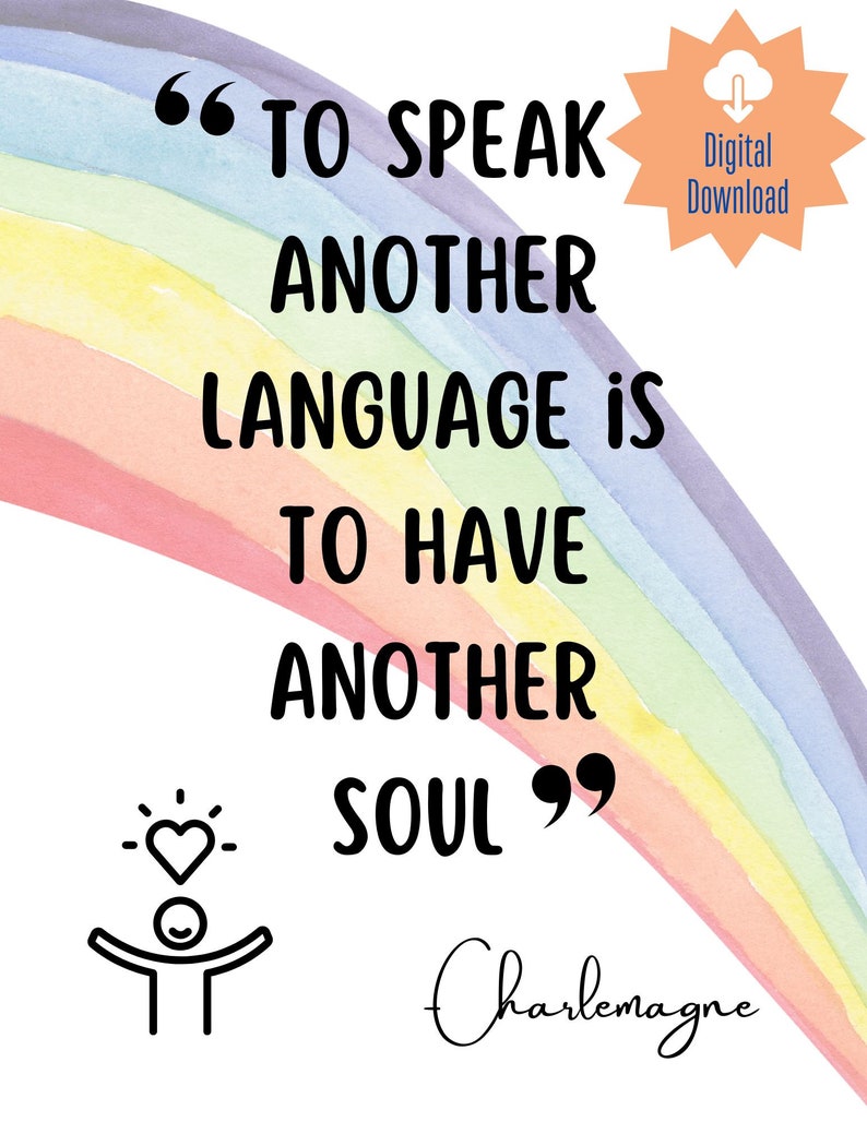 Speaking Different Languages Poster | ESL | Flora Lewis | Printable ...