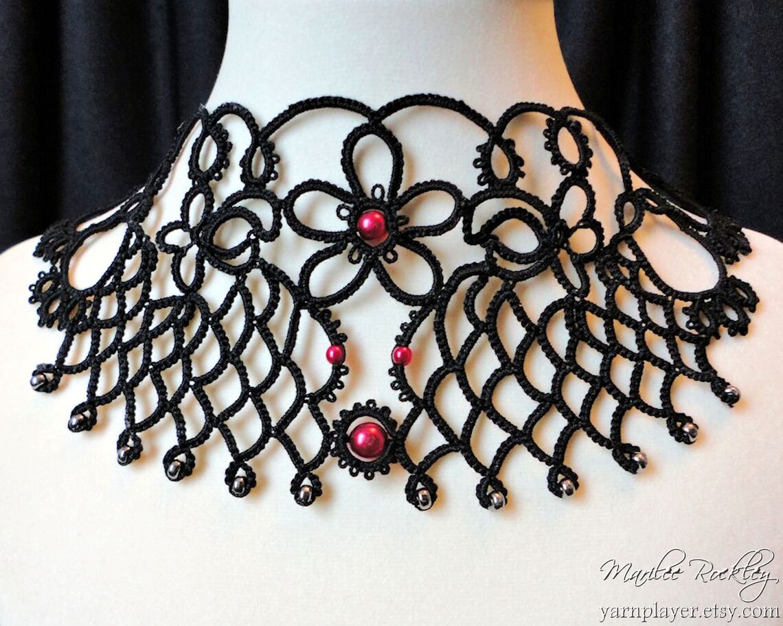 Tatting Pattern Necklace and Bracelet fairest PDF - Etsy