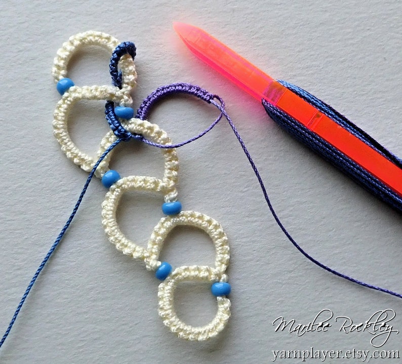 Tatting Pattern "loopy" Earrings and Necklace PDF Instant Download - Etsy