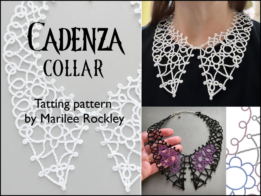 Tatting Pattern cadenza Collar PDF Instant Download - Etsy