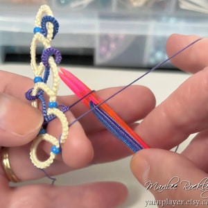 Tatting Pattern "loopy" Earrings and Necklace PDF Instant Download - Etsy