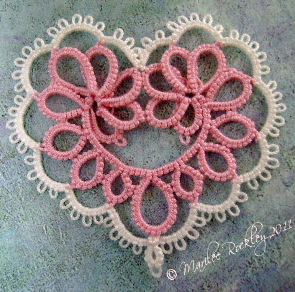 Tatting Pattern "unfolding Heart" PDF Instant Download - Etsy
