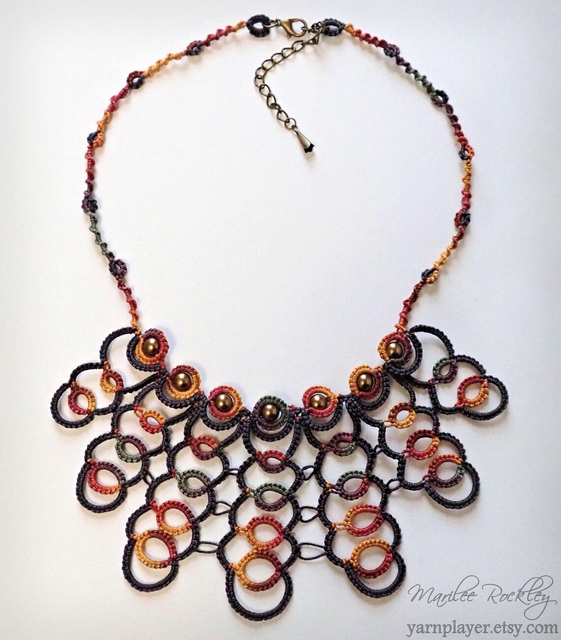 Tatted Lace Necklace RBG Dissent Collar - Etsy