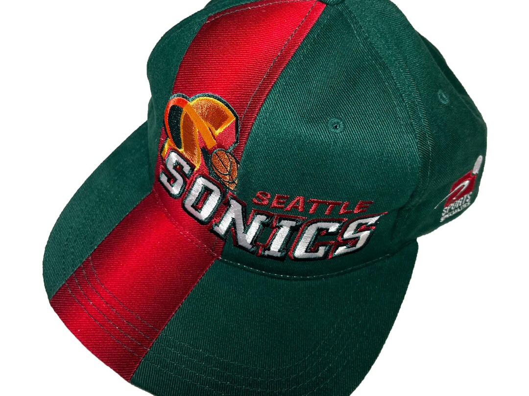 Seattle Supersonics Vintage 90's RARE Sports Specialties Snapback Hat ...