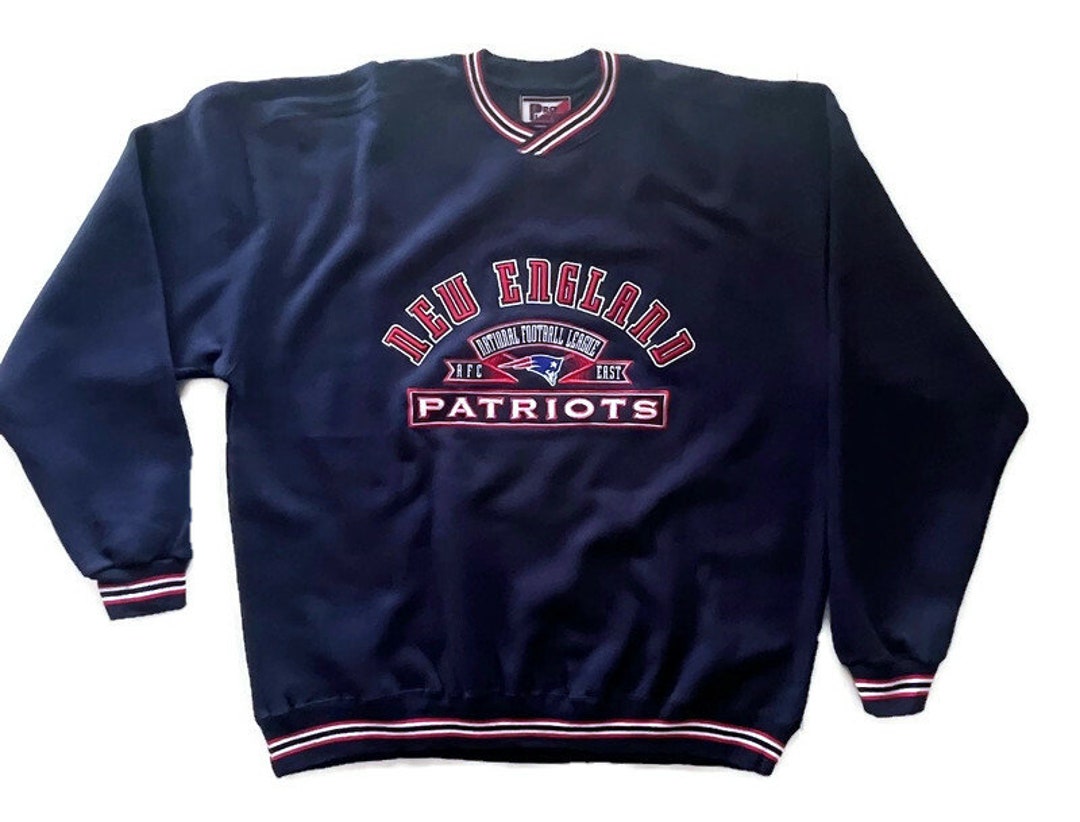 New England Patriots 90s Vintage NFL Pro Player Oversize Large - Etsy