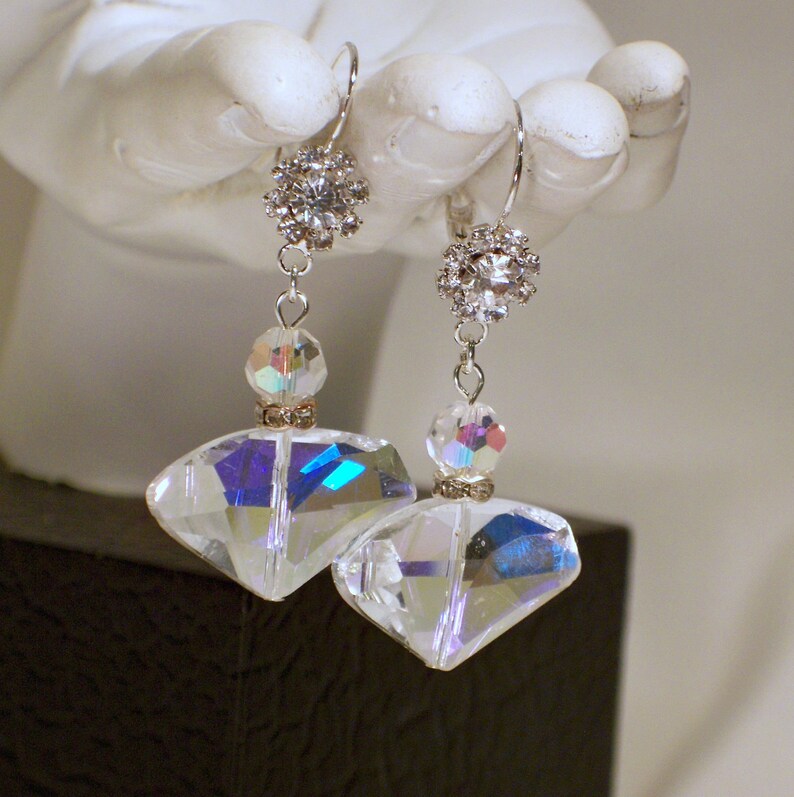 Hot Ice Crystal Earrings - Etsy