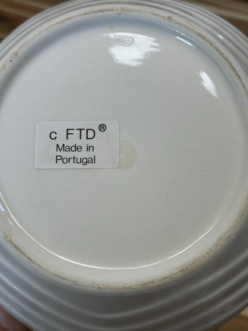 Vintage Charming off White FTD Planter Pot Floral MCM Ceramic Vase ...