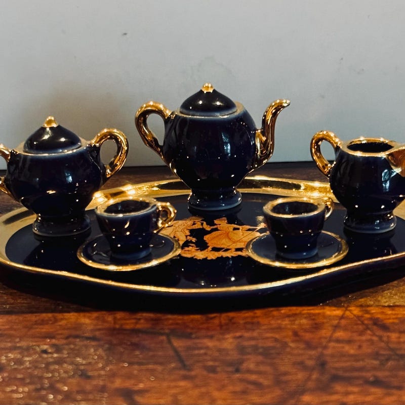 Miniature Tea Set Limoges - Etsy