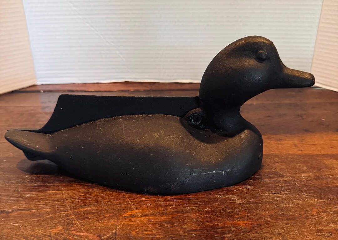 Antique Black Cast Iron Duck Primitive Boot Scraper. - Etsy
