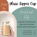 Coquette Glass Cup - Coquette Bows Aesthetic Cup - 16oz Glass Cup With ...