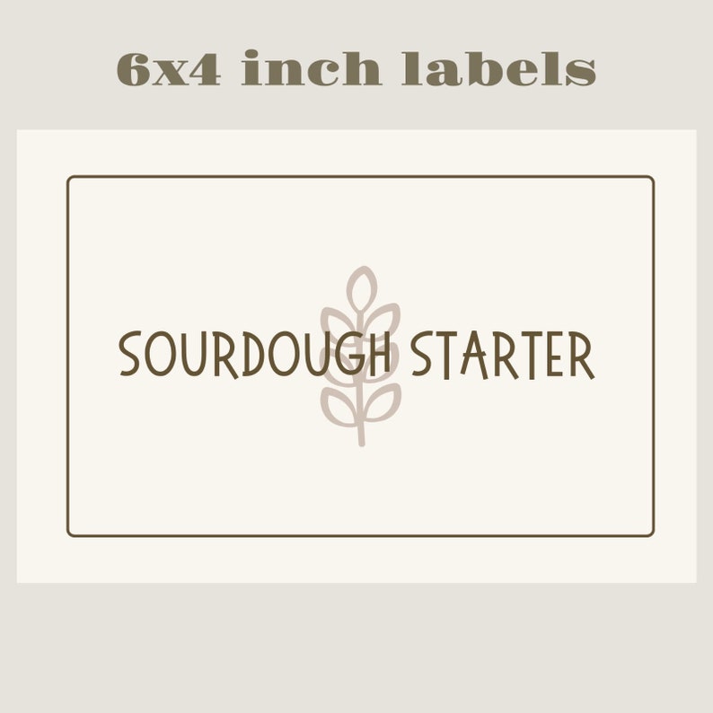 Customizable 4-pack Digital Sourdough Starter / Sourdough Bread / Flour ...